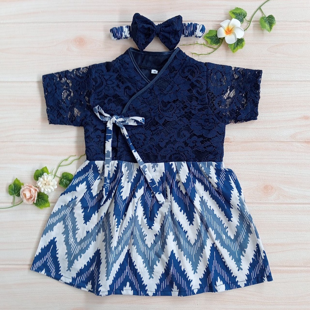 Jual Hanbok Anak / Hanbok Batik / Hanbok Brokat warna Navy | Shopee ...