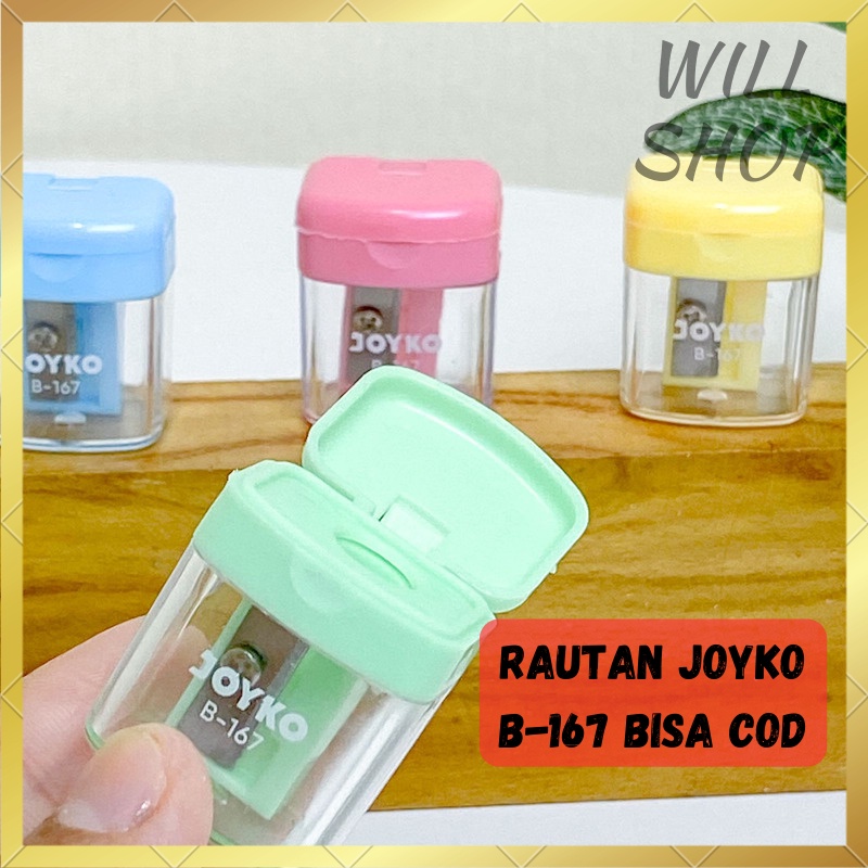 Jual SERUTAN SHARPENER MERK JOYKO B- 167 WARNA PASTEL LUCU PERLENGKAPAN ...