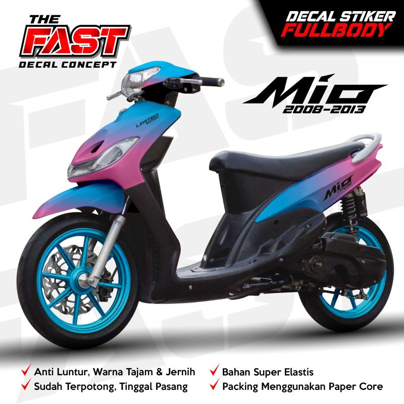 Jual Decal Yamaha Variasi, Stiker Stripping Fullbody Yamaha. MIO SMILE ...