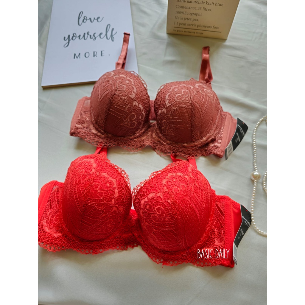 Jual Bra Pie*re Card!n La Mode Tough Love Demi Bra PC - Bra Kawat ...