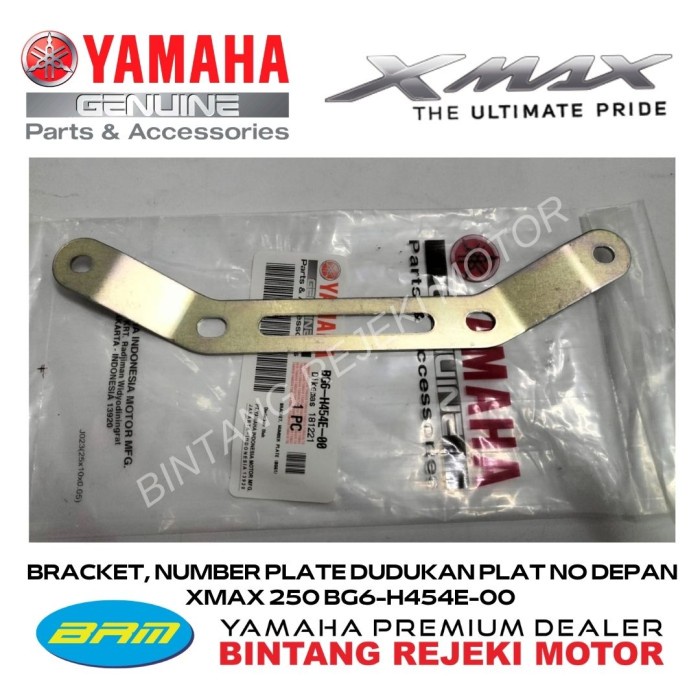 Jual YAMAHA BRACKET, NUMBER PLATE DUDUKAN PLAT NO DEPAN XMAX 250 BG6 ...