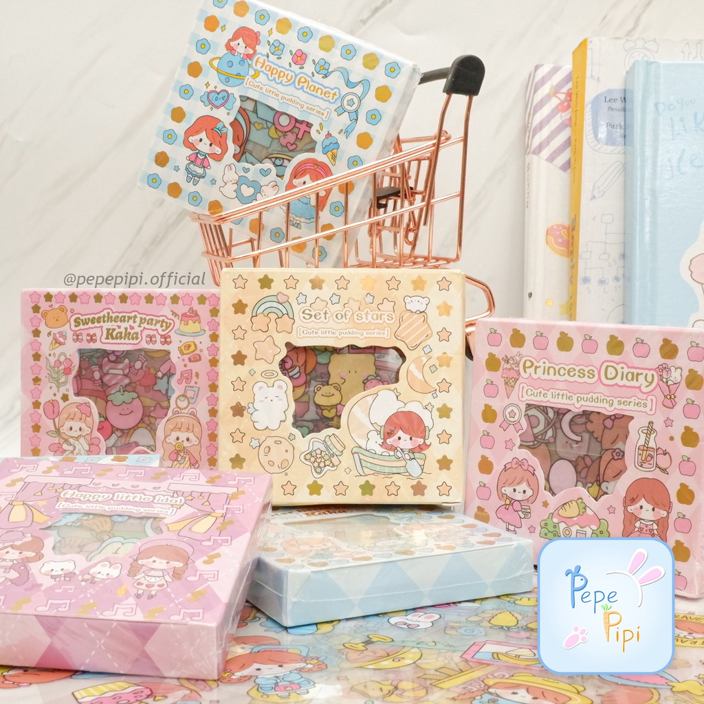 Jual Sticker Senmu Princess Avengers Diary Box Kecil Isi 100 Paket ...