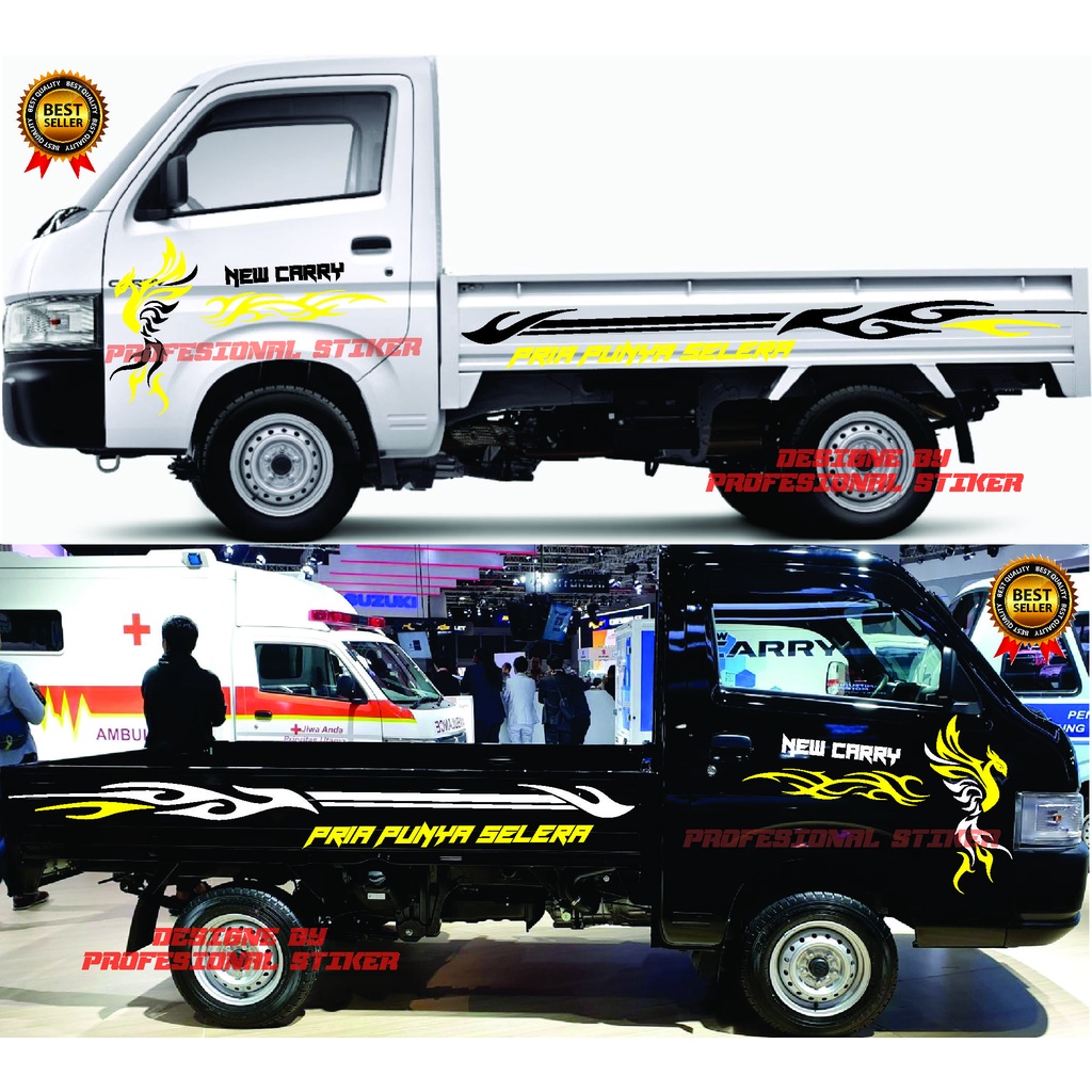Jual Stiker Carry Pick Up Tribal Sticker Body Samping New Carry ...