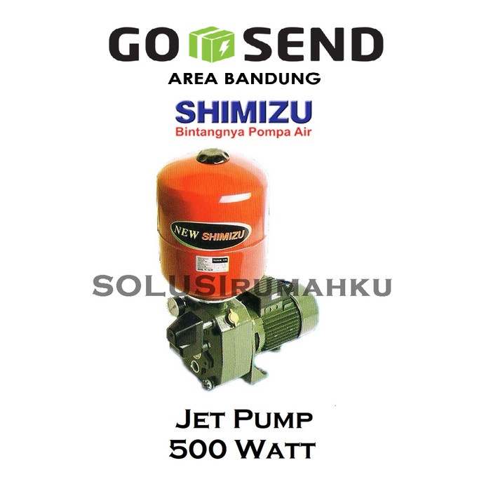 Jual Lengkap! Pompa Shimizu Pc 503 Bit Jet Pump 500 Watt Pompa Jet + Tabung | Shopee Indonesia