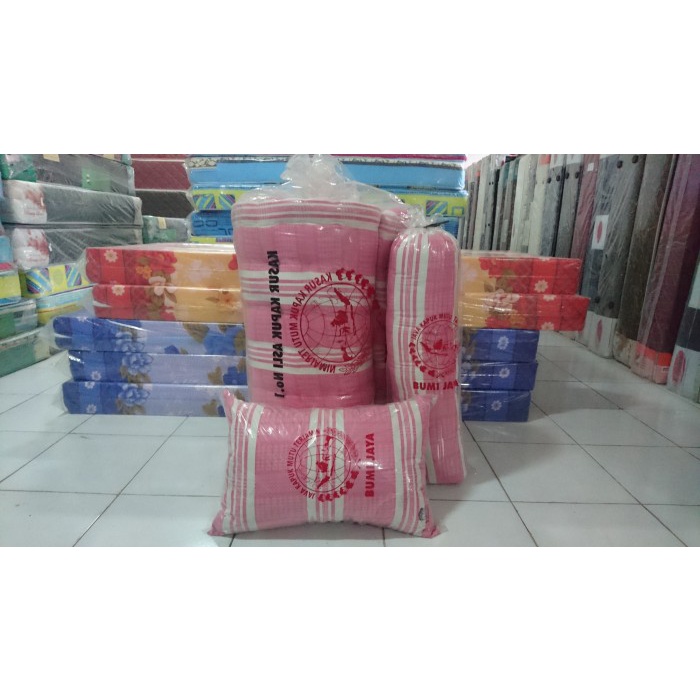 Jual KASUR KAPUK ASLI GULUNG 85X185 (BANTAL + GULING) | Shopee Indonesia