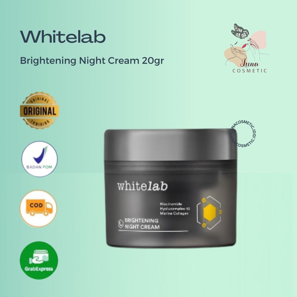 Jual Whitelab Brightening Night Cream 20g | Shopee Indonesia