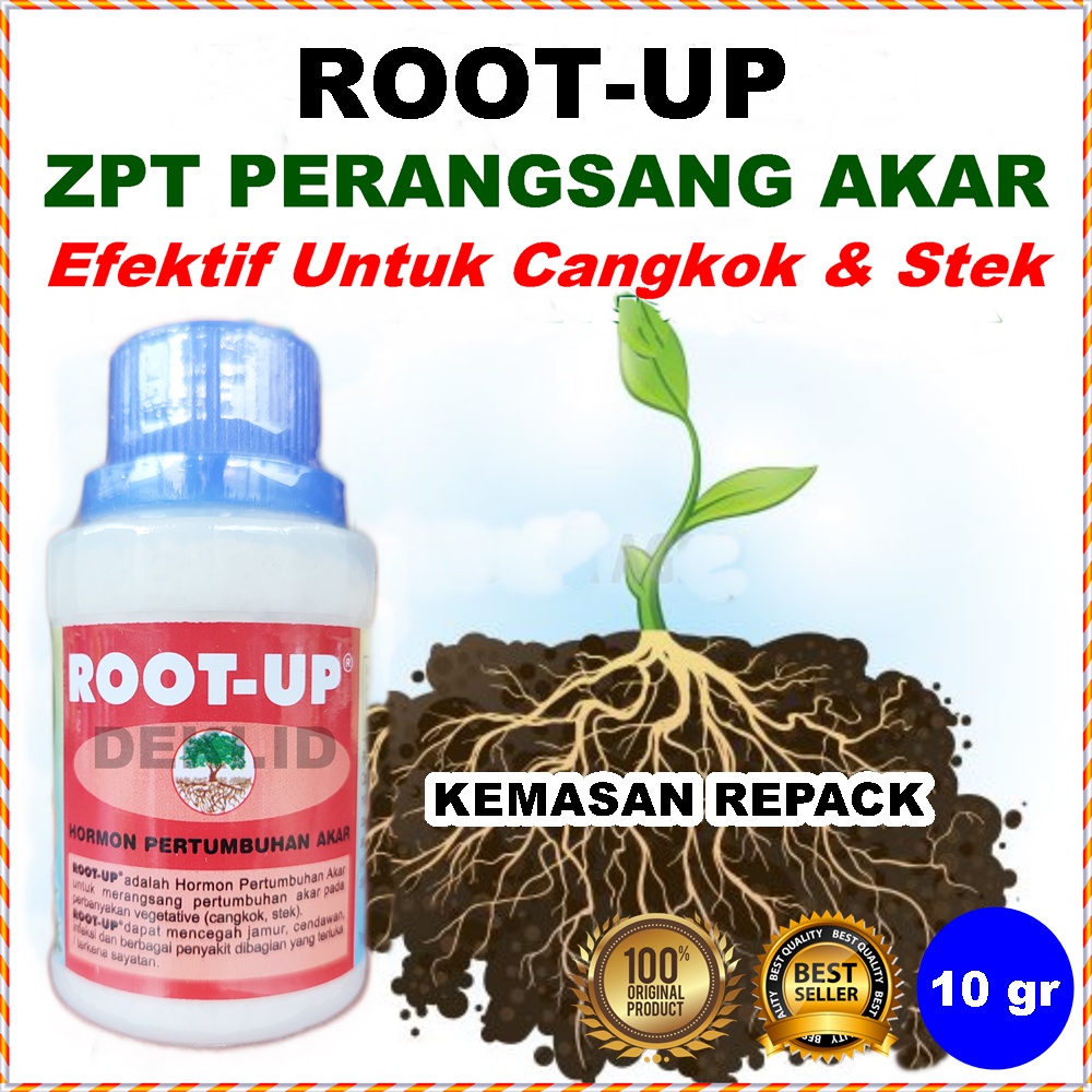Jual Root Up 10 Gram Kemasan Repack Hormon Perangsang Pertumbuhan Akar ...