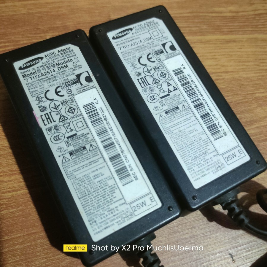 Jual Adaptor Monitor Samsung 14v 1.786a jarum A2514-DSM LCD LED ...