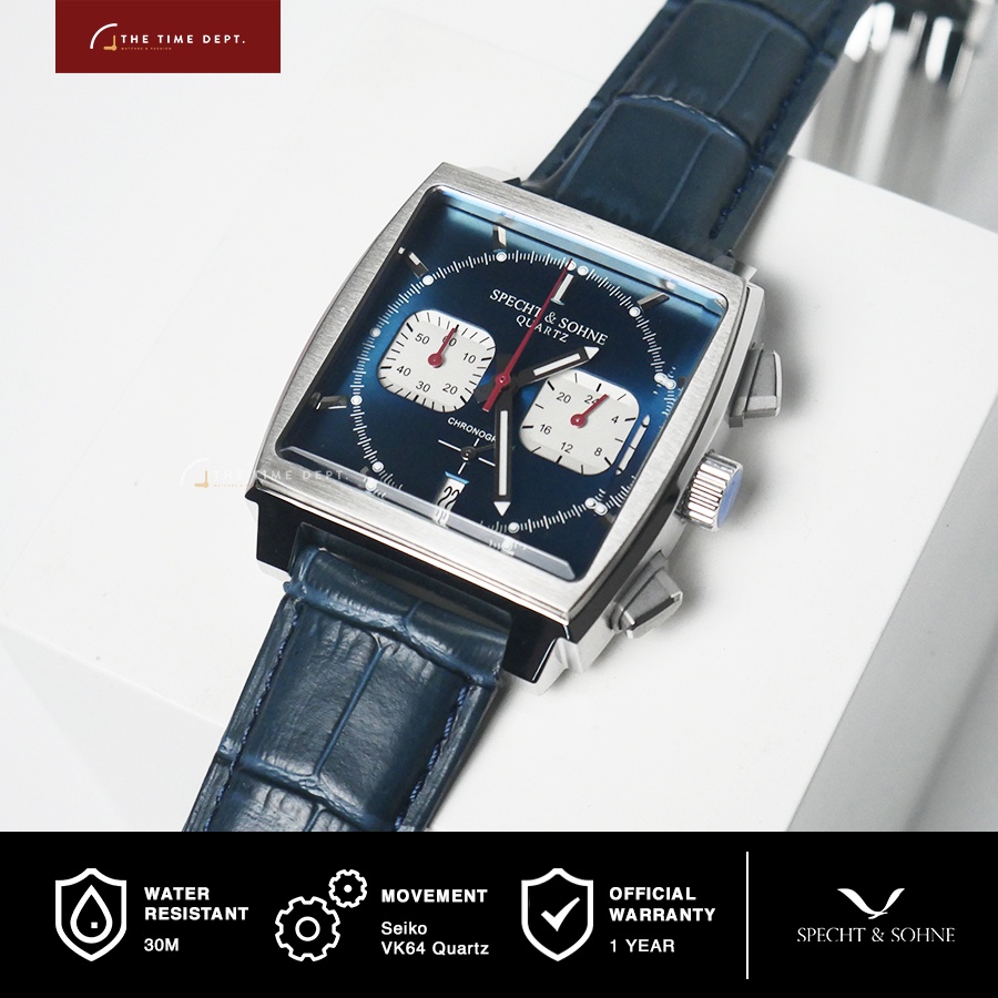Jual Specht & Sohne SP0009-3 Chronograph Homage Jam Tangan Quartz ...