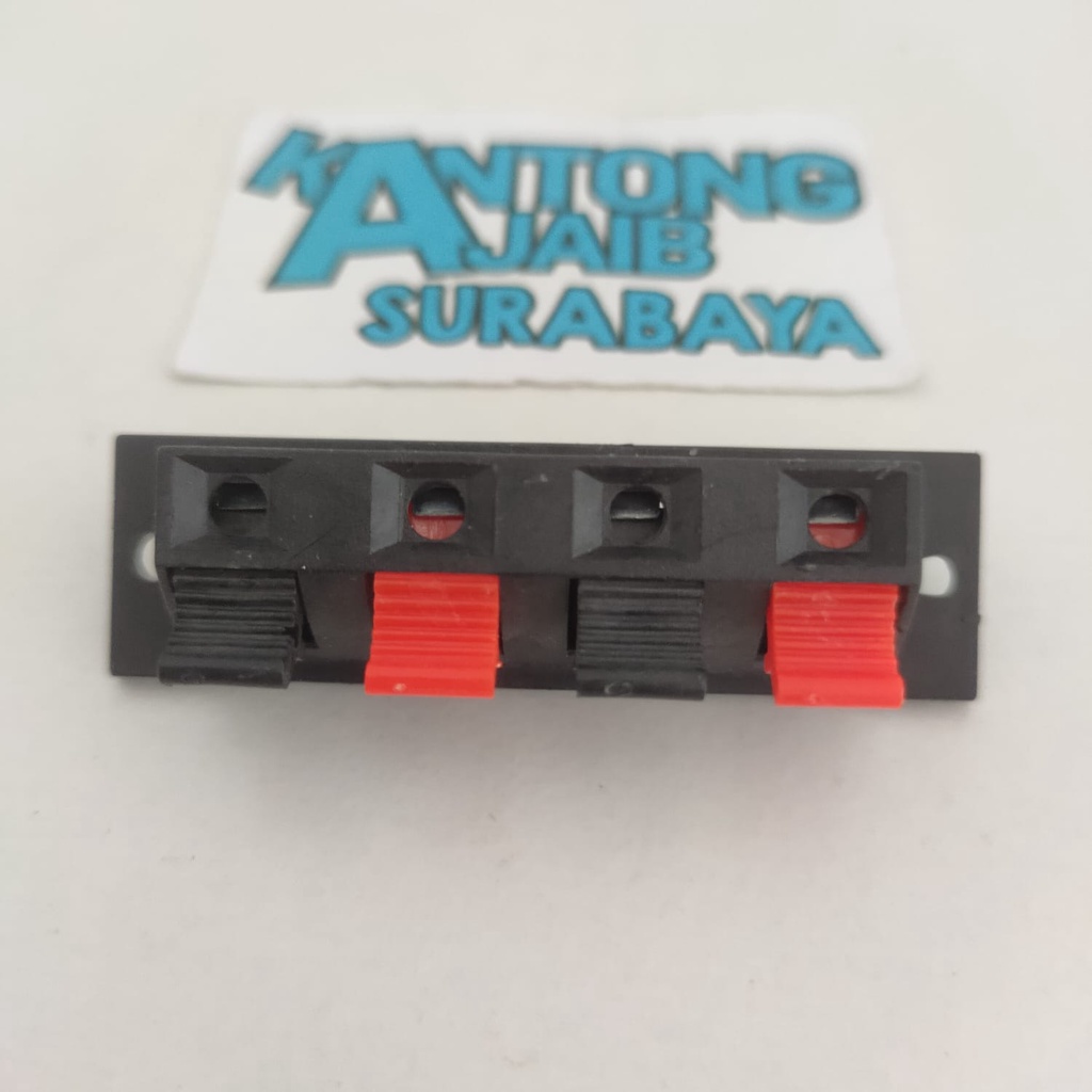 Jual Soket Amply 4pin Terminal Jepit Speaker 4pin Soket Jepit Ampli ...