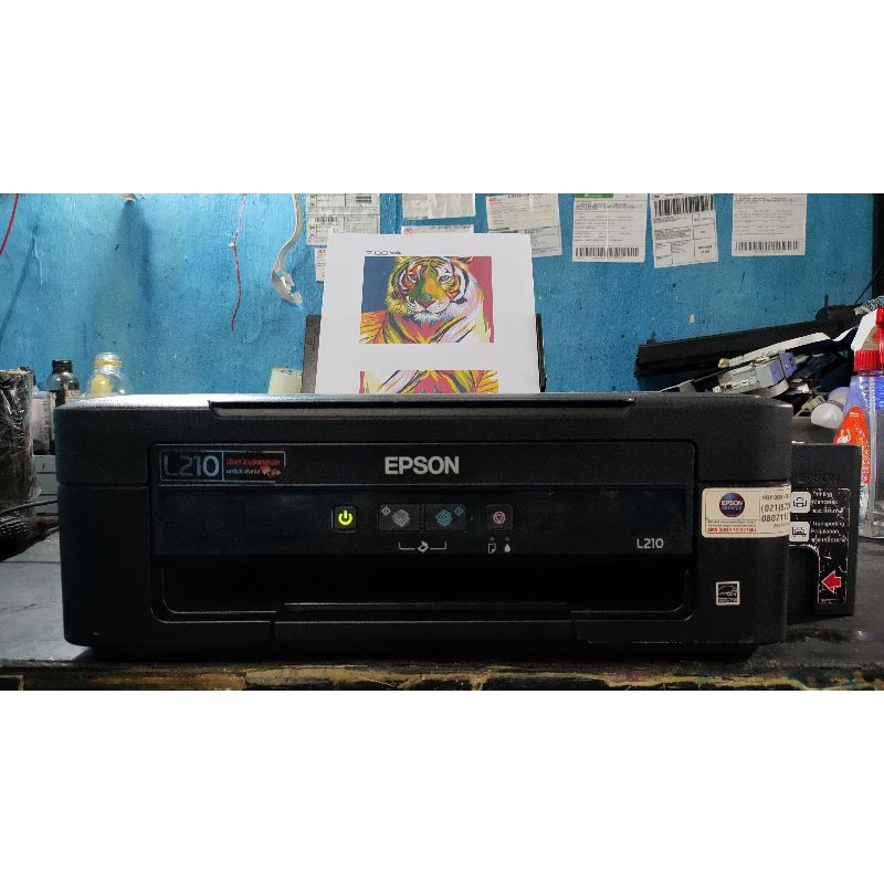 Jual printer epson L210 second siap pakai | Shopee Indonesia