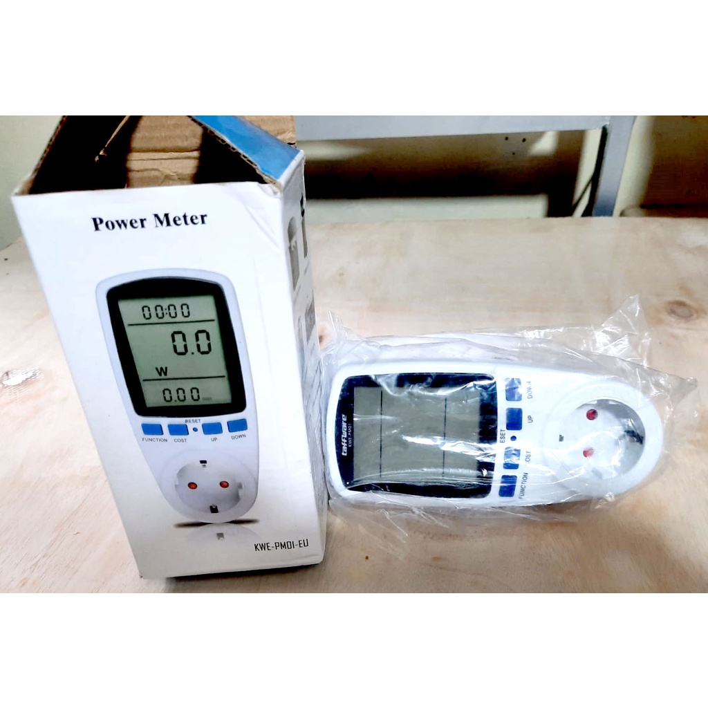 Jual Watt Meter AC Digital Volt Pemakaian KWH Daya Energy Meter ...
