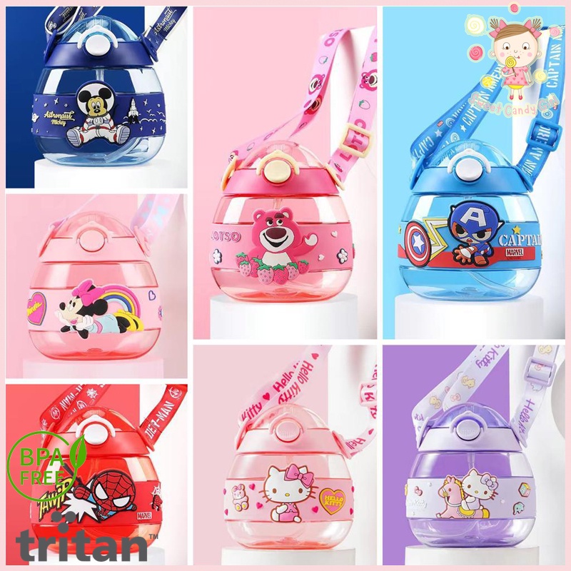 Jual BOTOL MINUM SEDOTAN ANAK BENTUK DONAT 480ML KARAKTER MICKEY MINNIE ...