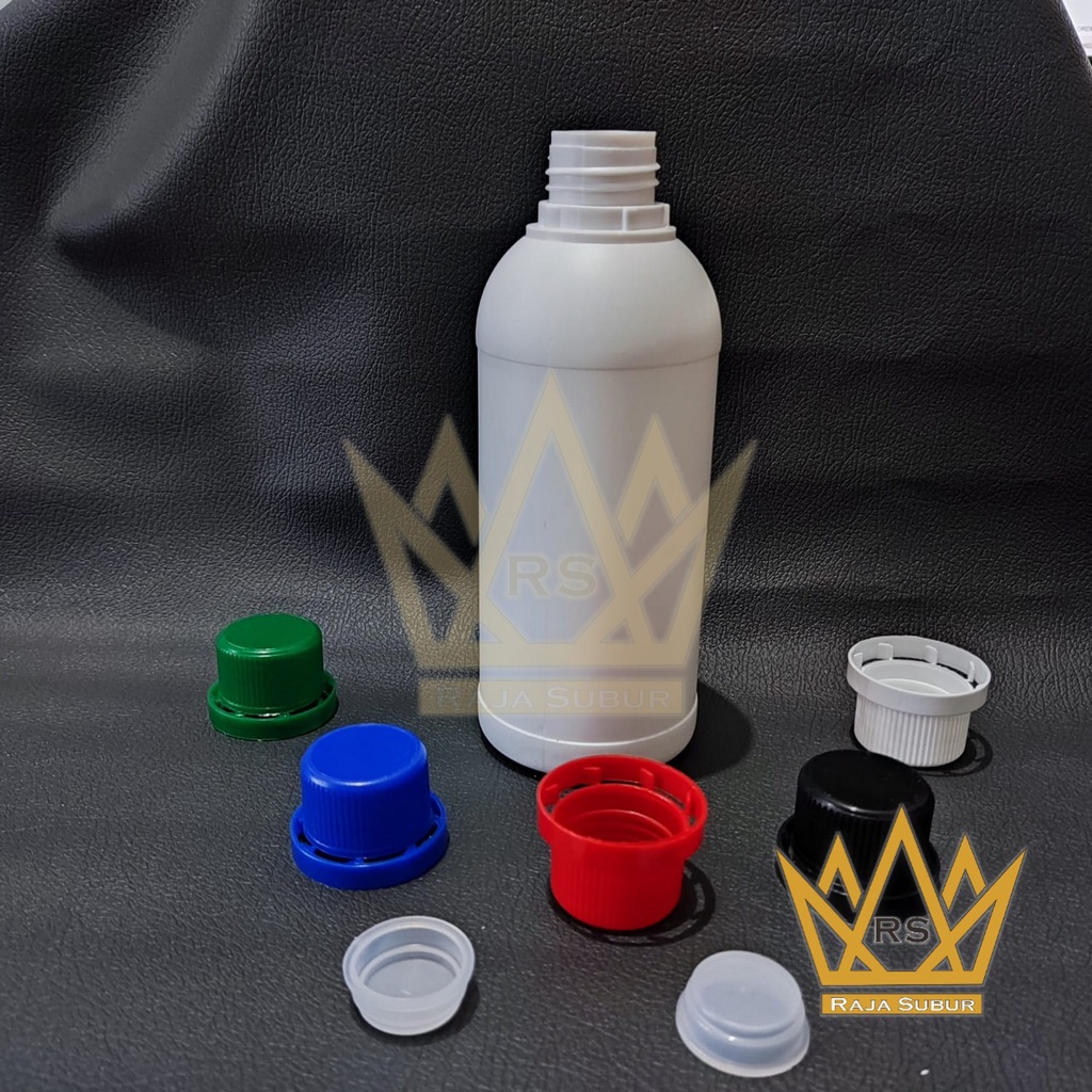 Jual GRAB - GOJEK Botol LABOR 500 ml agro Pert 500ml Plastik HDPE kimia pupuk Bulet Putih ...