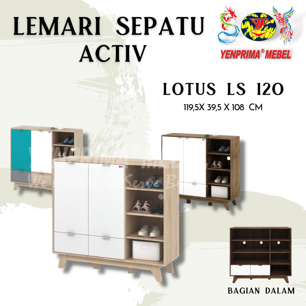 Jual LEMARI SEPATU ACTIV LOTUS LS 120/RAK SEPATU MINIMALIS/RAK SEPATU ...