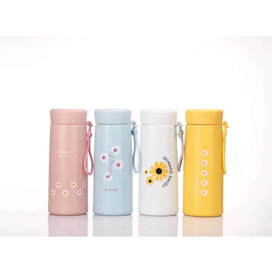 Jual botol minum summer daisy 500 ml cocok untuk air panas dan dingin ...
