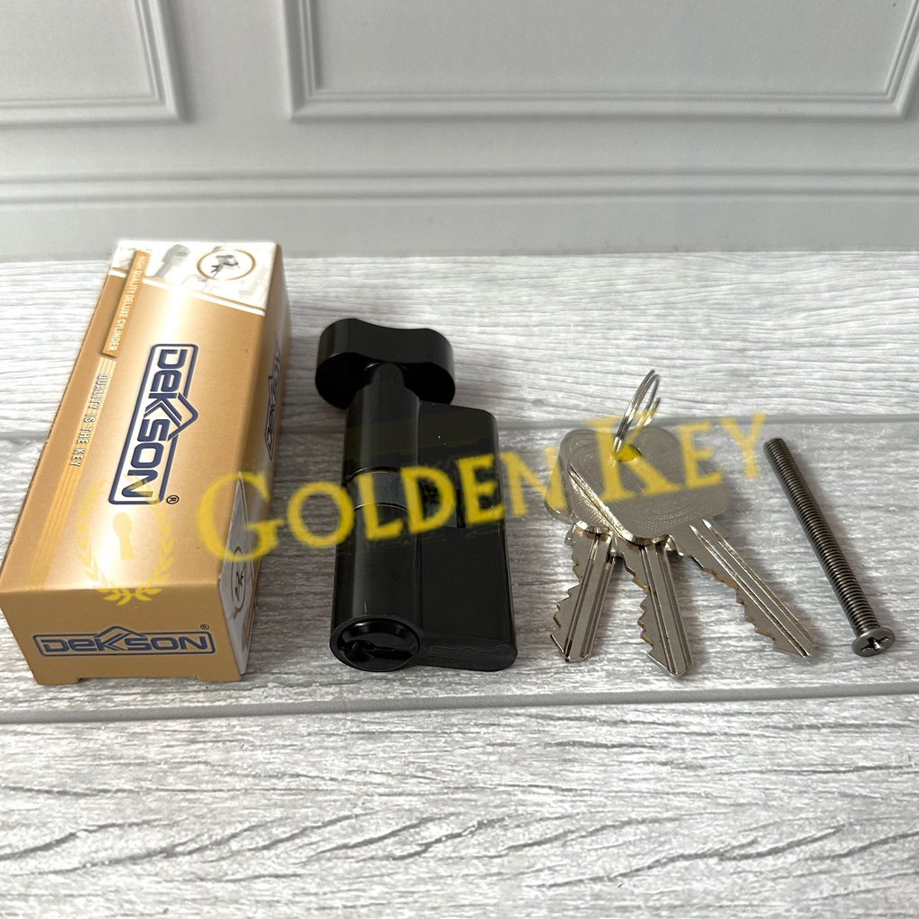 Jual Kunci Silinder Pintu Kayu Knob Putar 70MM Cylinder Dekson Dekkson ...