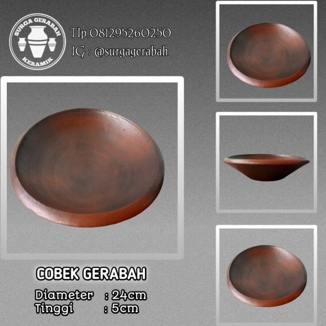 Jual Cobek / cowet tanah liat / piring gerabah / cowek 20cm | Shopee ...