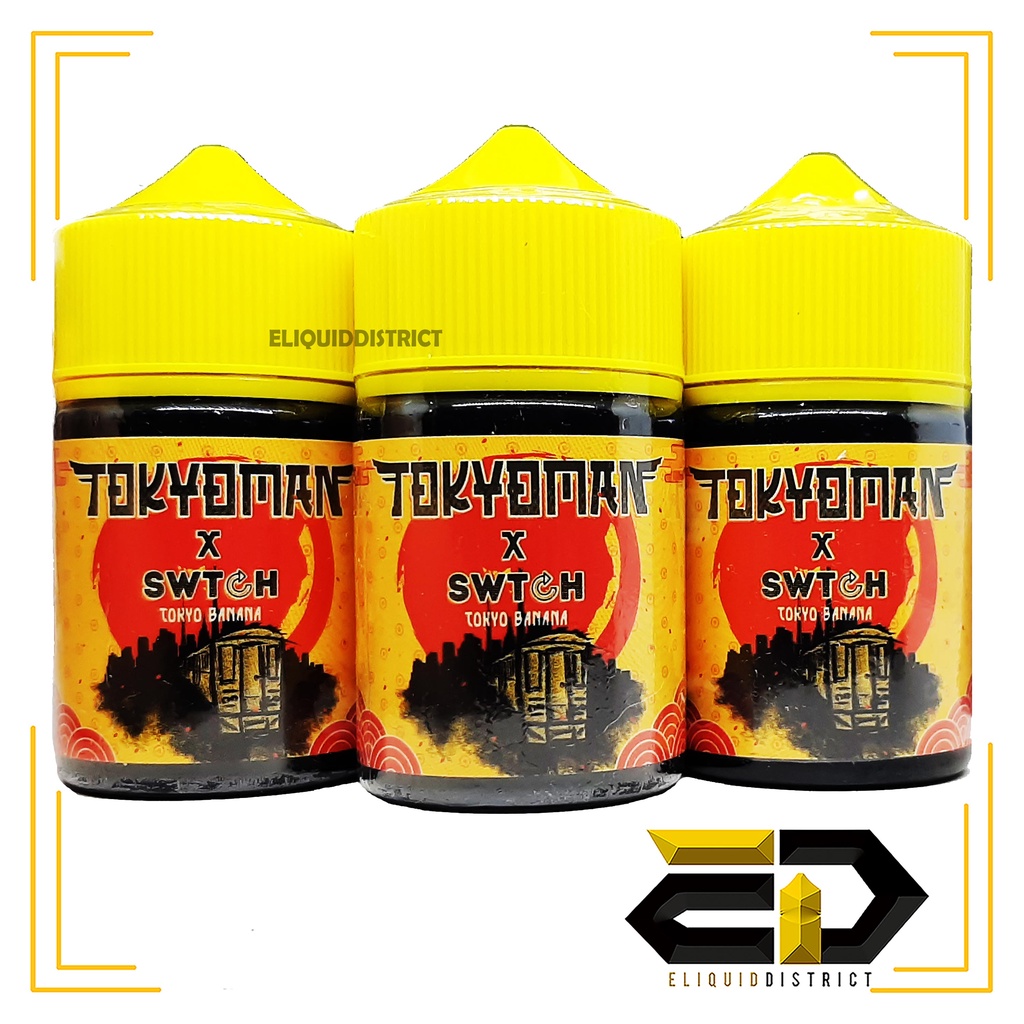 Jual TOKYOMAN SWTCH TOKYO BANANA PREMIUM LIQUID INDONESIA 60ML 3MG 6MG ...