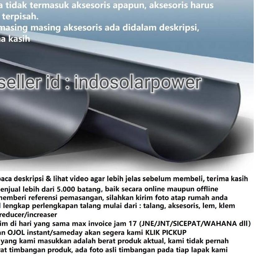 Jual ™ LANGGENG 8" TALANG Air PVC 8 Inch 4 meter 4m setengah 1/2 ...