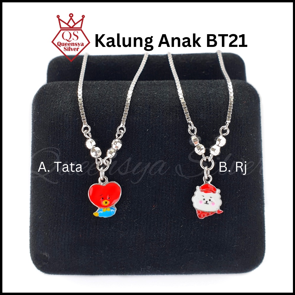 Jual kalung perak anak perempuan anti karat / kalung anak perak asli ...