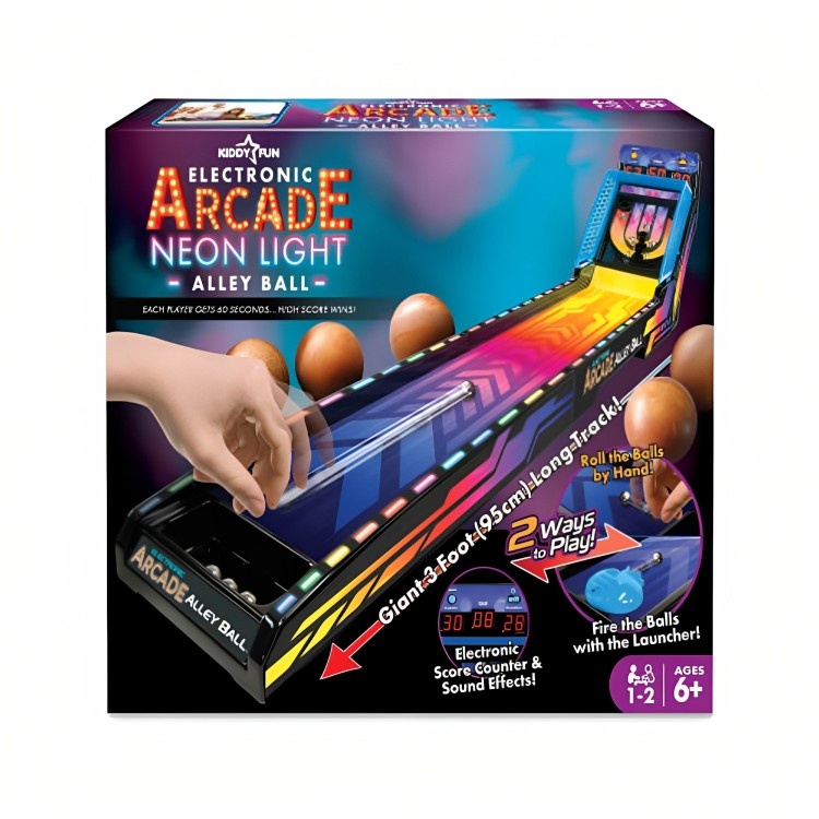 Jual Kiddy Fun Electronic Arcade Neon Light Alley Ball | Shopee Indonesia
