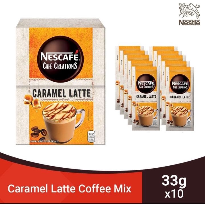 Jual NESCAFE CARAMEL LATTE 33g x 10s/SULONG 1,2g x 48 | Shopee Indonesia