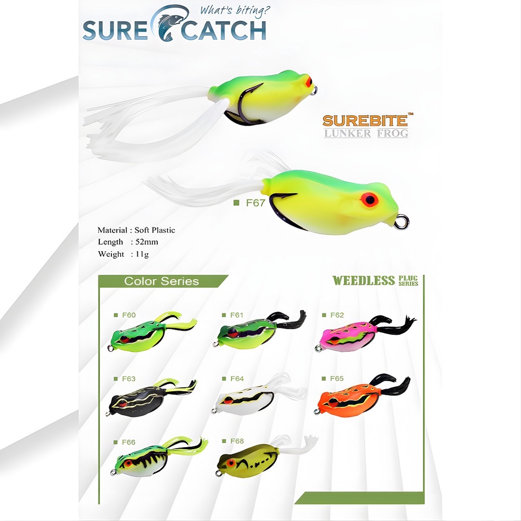Jual UMPAN SURECATCH LUNKER FROG 5.2CM 11G | Shopee Indonesia