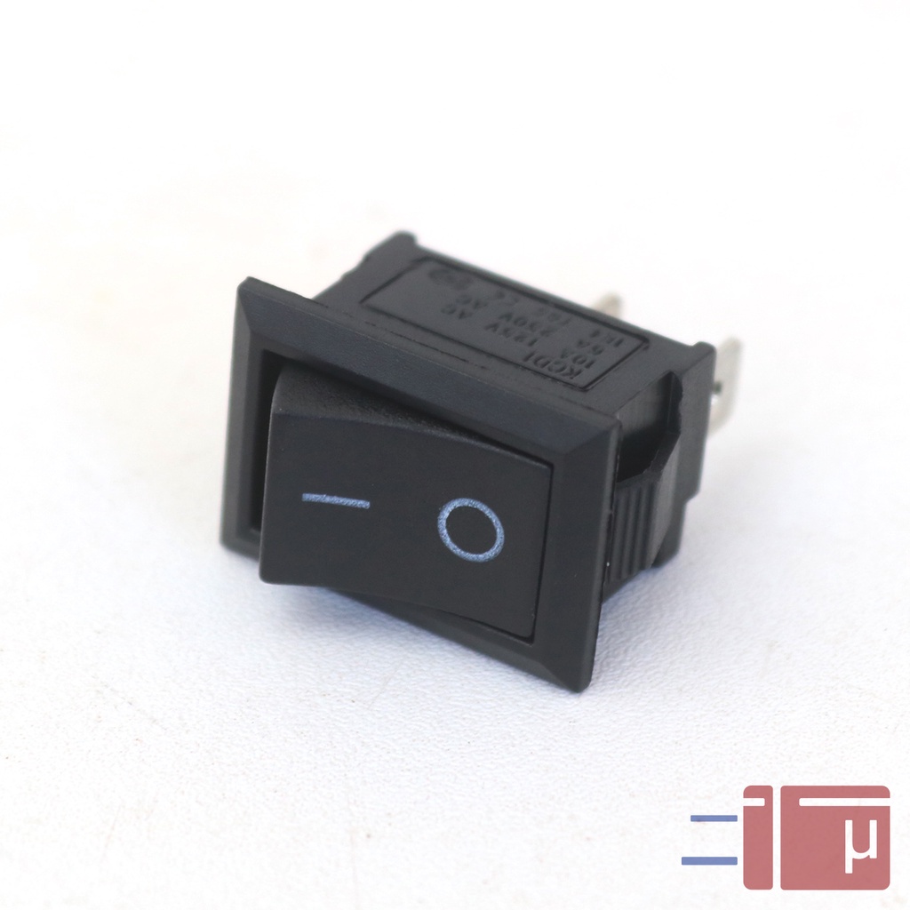 Jual Saklar Rocker Switch 2 Pin Kotak Hitam KCD1-101 6A 250V AC ...