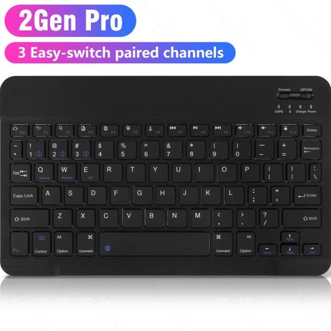 Jual Wireless Keyboard Bluetooth 10 Inch / Keyboard Bluetooth | Shopee ...