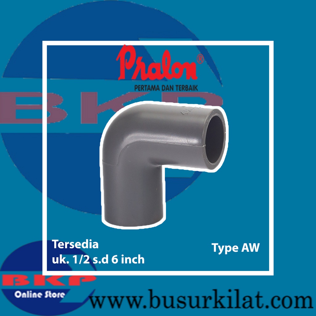 Jual Knie Elbow 1 Inch Pvc Pralon Abu Aw / Knie 90 Derajat Pvc Pralon ...