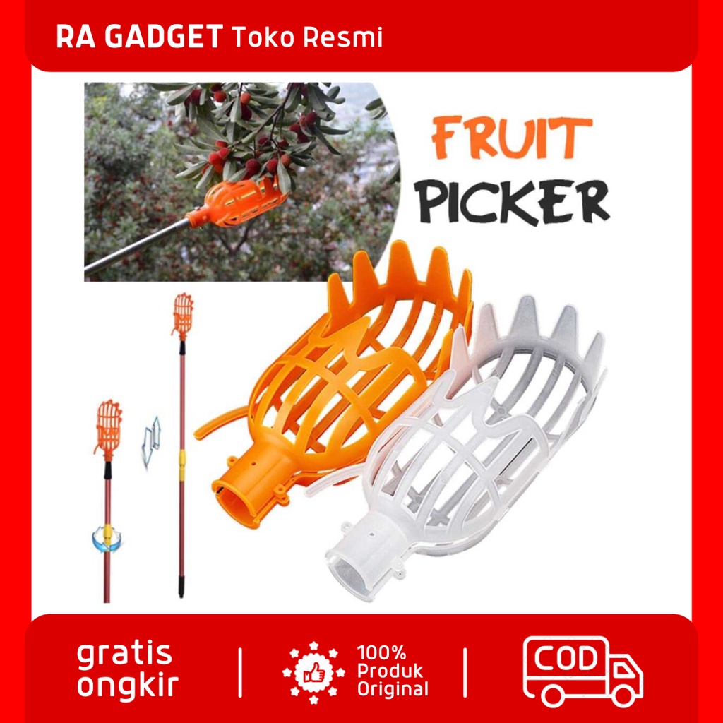Jual Sekop Pemetik Buah Tongkat Sekop Garden Fruit Picker Tool / Alat ...