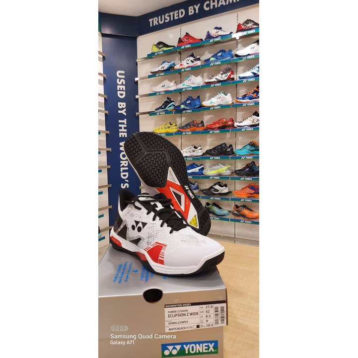 Jual SEPATU BADMINTON YONEX ECLIPSION Z3 EX / YONEX ECLIPSION Z 3 WEX WHITE BLACK / YONEX ...