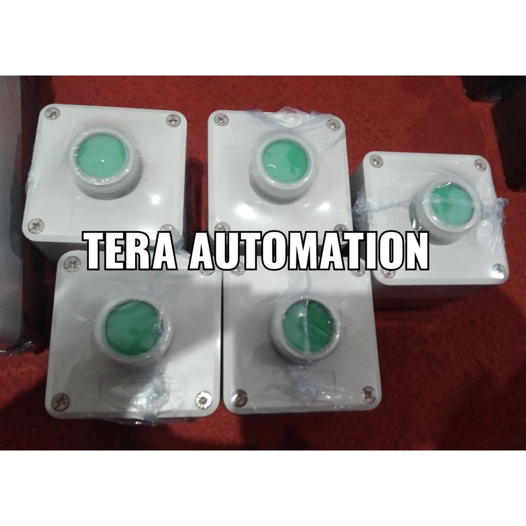 Jual Tombol Hijau Weatherproof Luar Soket Push Button Power Control Box ...