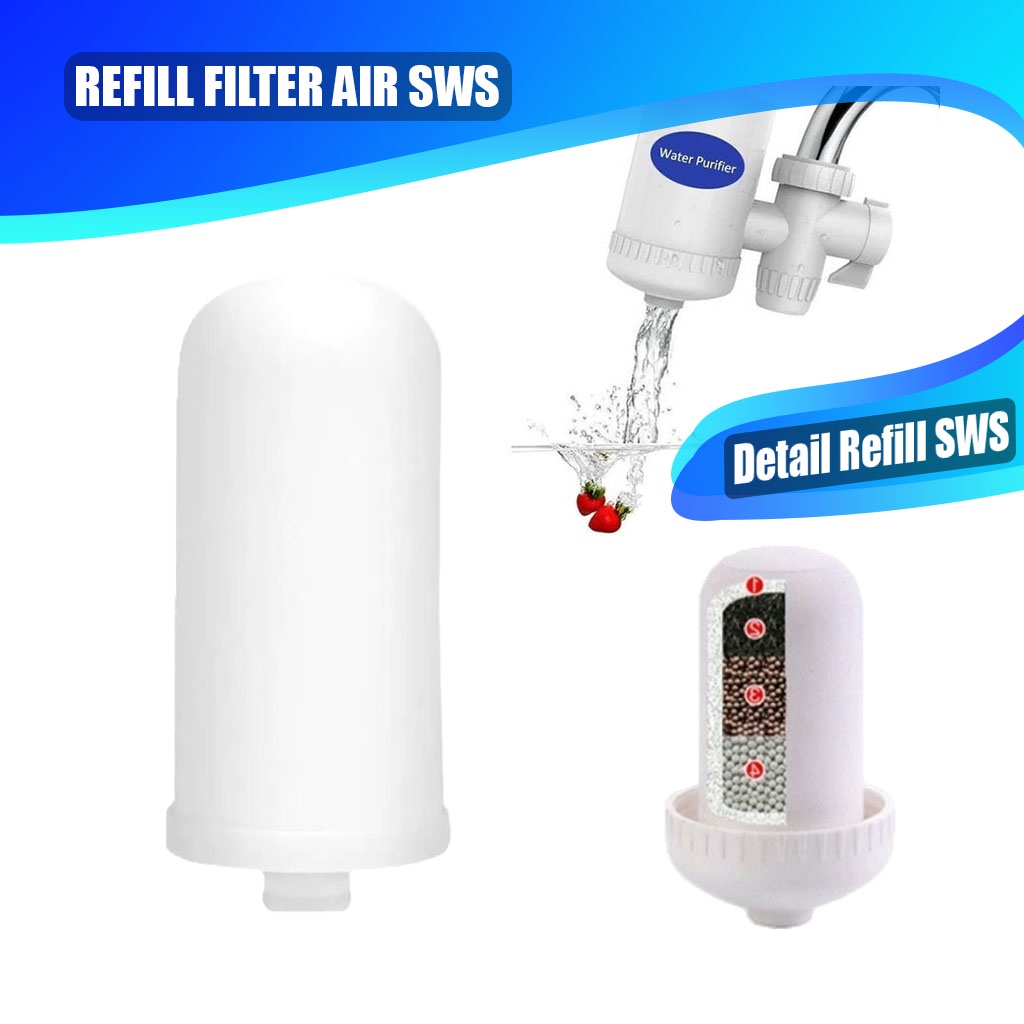 Jual Isi Filter Air SWS Filter Kran Air SWS Ceramic Cartridge Water ...
