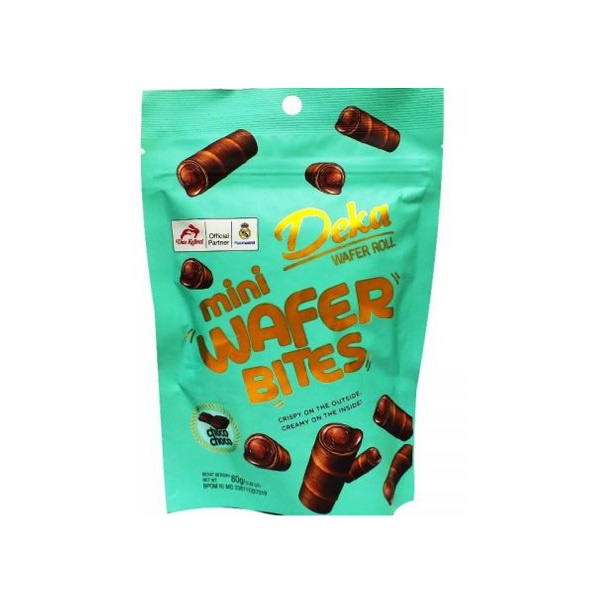 Jual DEKA WAFER ROLL MINI BITES CHOCO 72 GR | Shopee Indonesia