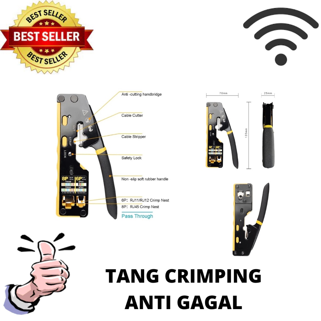 Jual TANG CRIMPING ANTIGAGAL | Shopee Indonesia