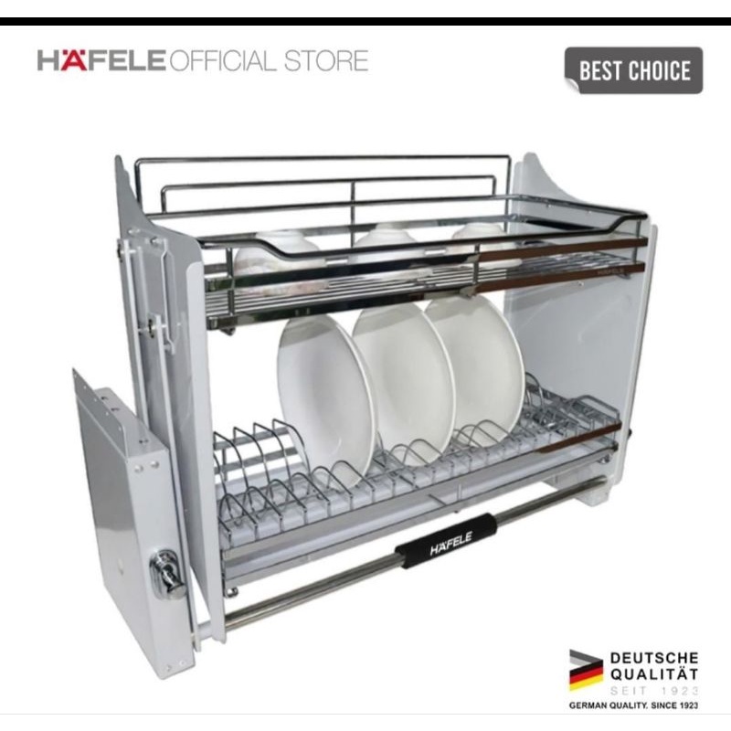 Jual hafele rak piring tarik / rak piring hidrolis / dish rack / rak ...