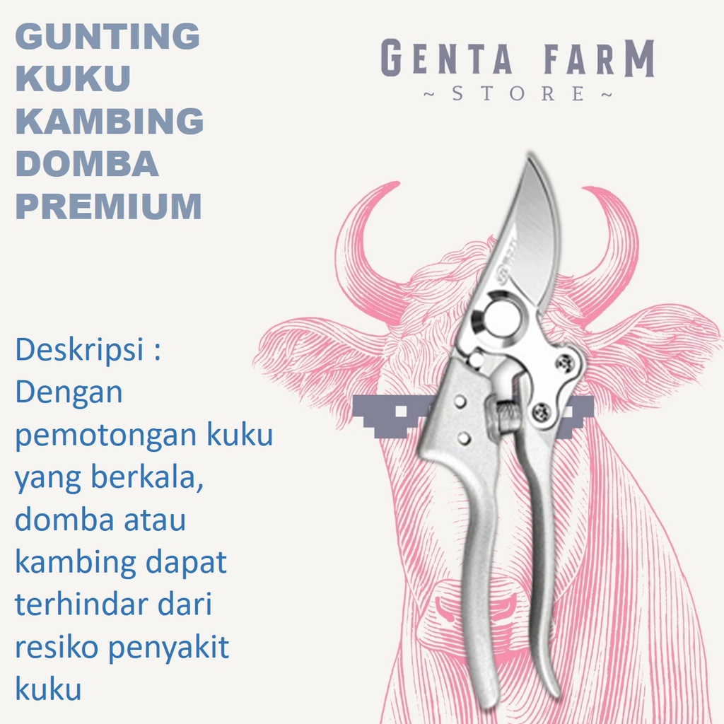 Jual Gunting Kuku Kambing Domba Premium Alat Potong Kuku Domba | Shopee ...