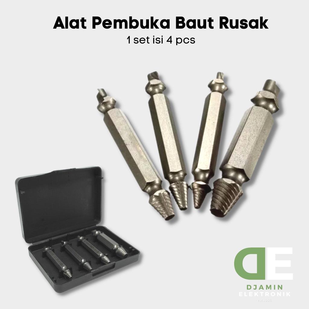 Jual Alat Pelepas Mur Baut Rusak Kran Sekrup Patah / Screw Broken ...