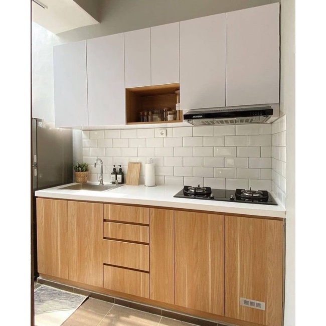 Jual KITCHEN SET MINIMALIS, KITCHEN SET, RAK GANTUNG, LEMARI DAPUR ...