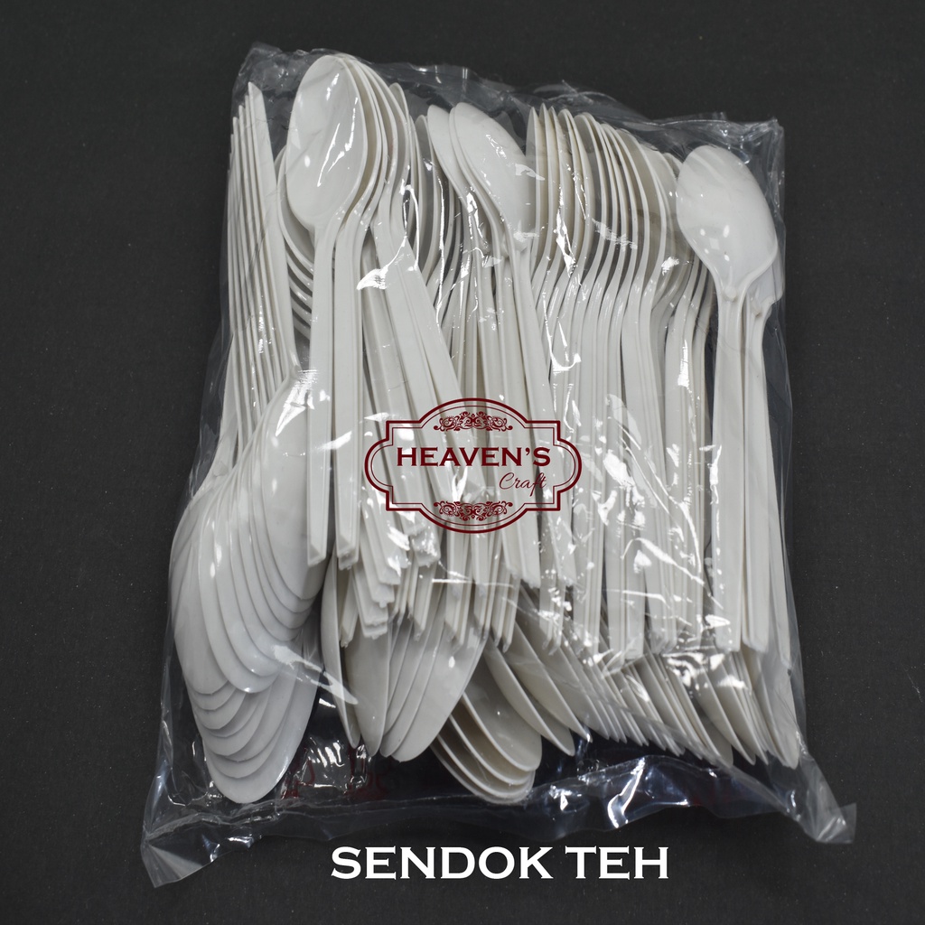 Jual Sendok teh plastik (1pak = 100pcs) | Shopee Indonesia