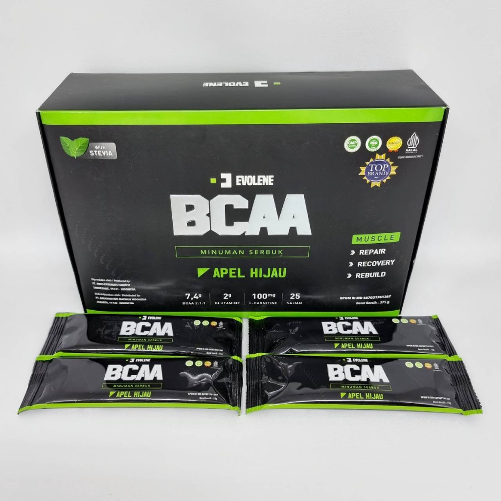 Jual Evolene BCAA 1 sachet 15 grams SASET SACHETS ECER ECERAN TESTER ...