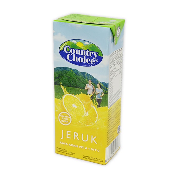 Jual COUNTRY CHOICE JUICE ORANGE TP 250 ML - JUS | Shopee Indonesia