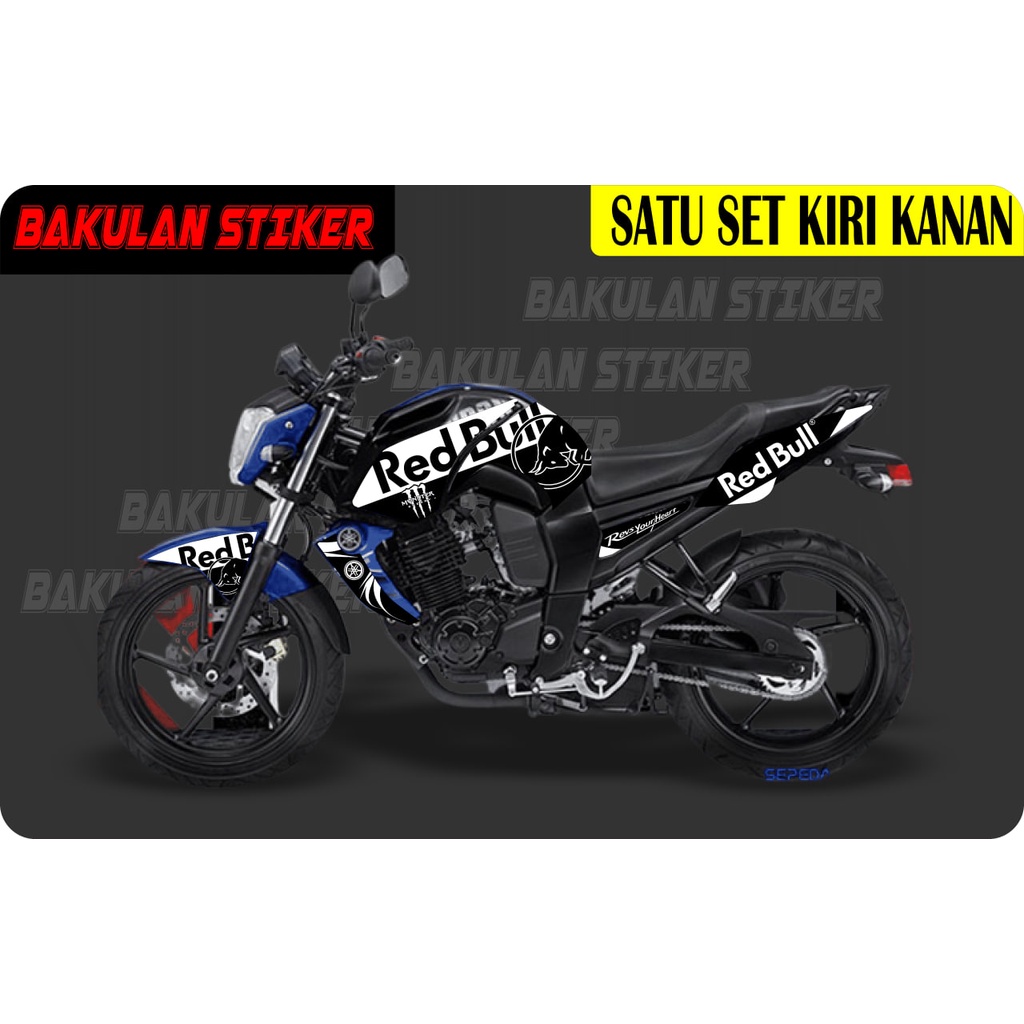 Jual Stiker decal motor yamaha Byson bison karbu Redbul | Shopee Indonesia