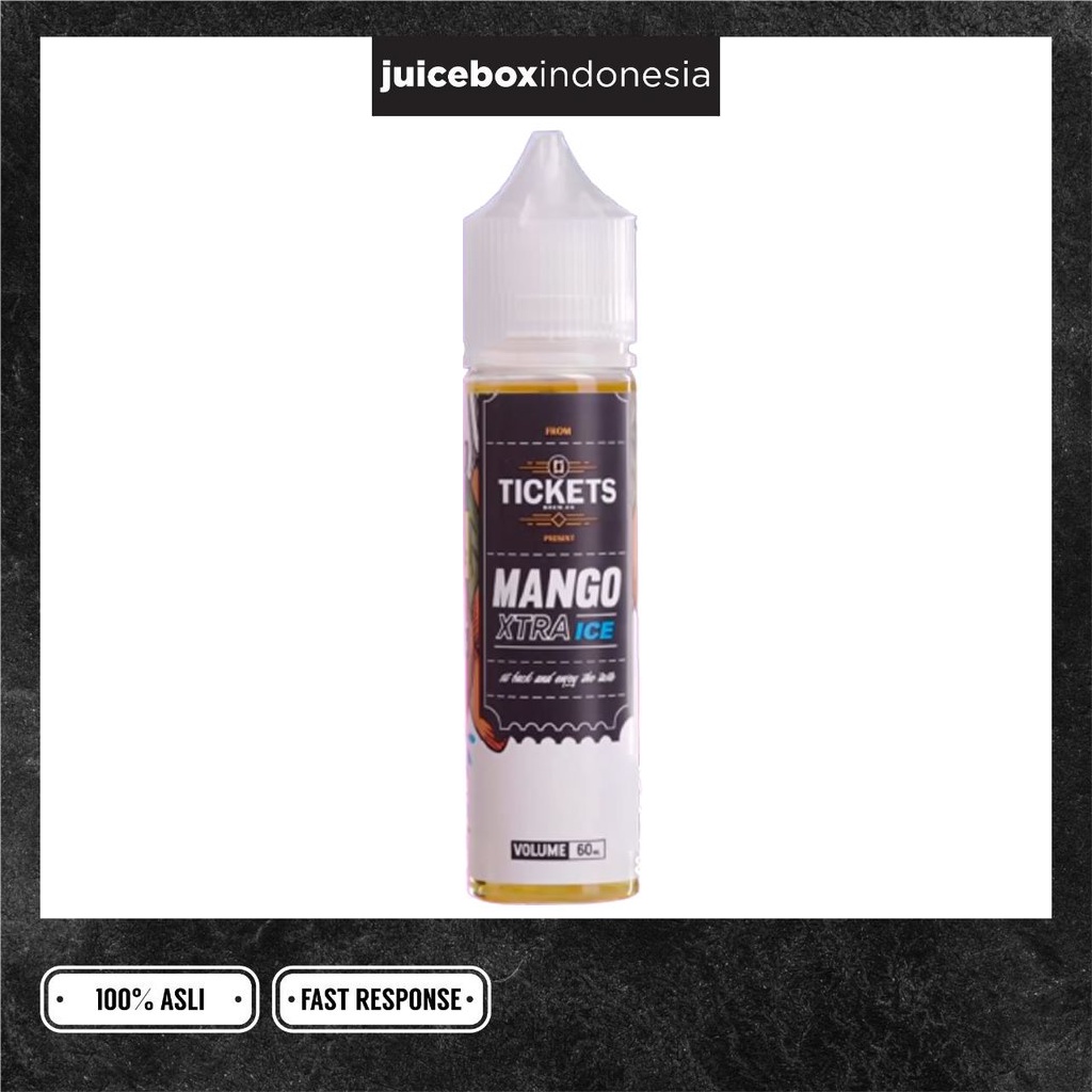 Jual TICKETS MANGO XTRA ICE 60ML AUTHENTIC by TICKETS BREW | Shopee ...