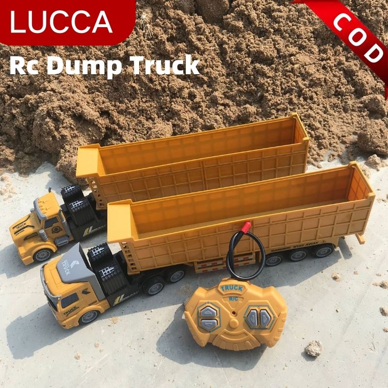 Jual Remote Control Dump Truck 36cm RC Semi-mounted Construction Truck ...