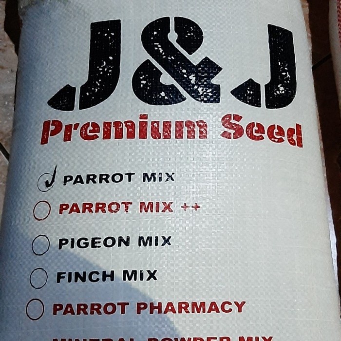 Jual Best Seller J&J Premium Seed Parrot Mix Repack 10 Kg Biji Millet ...