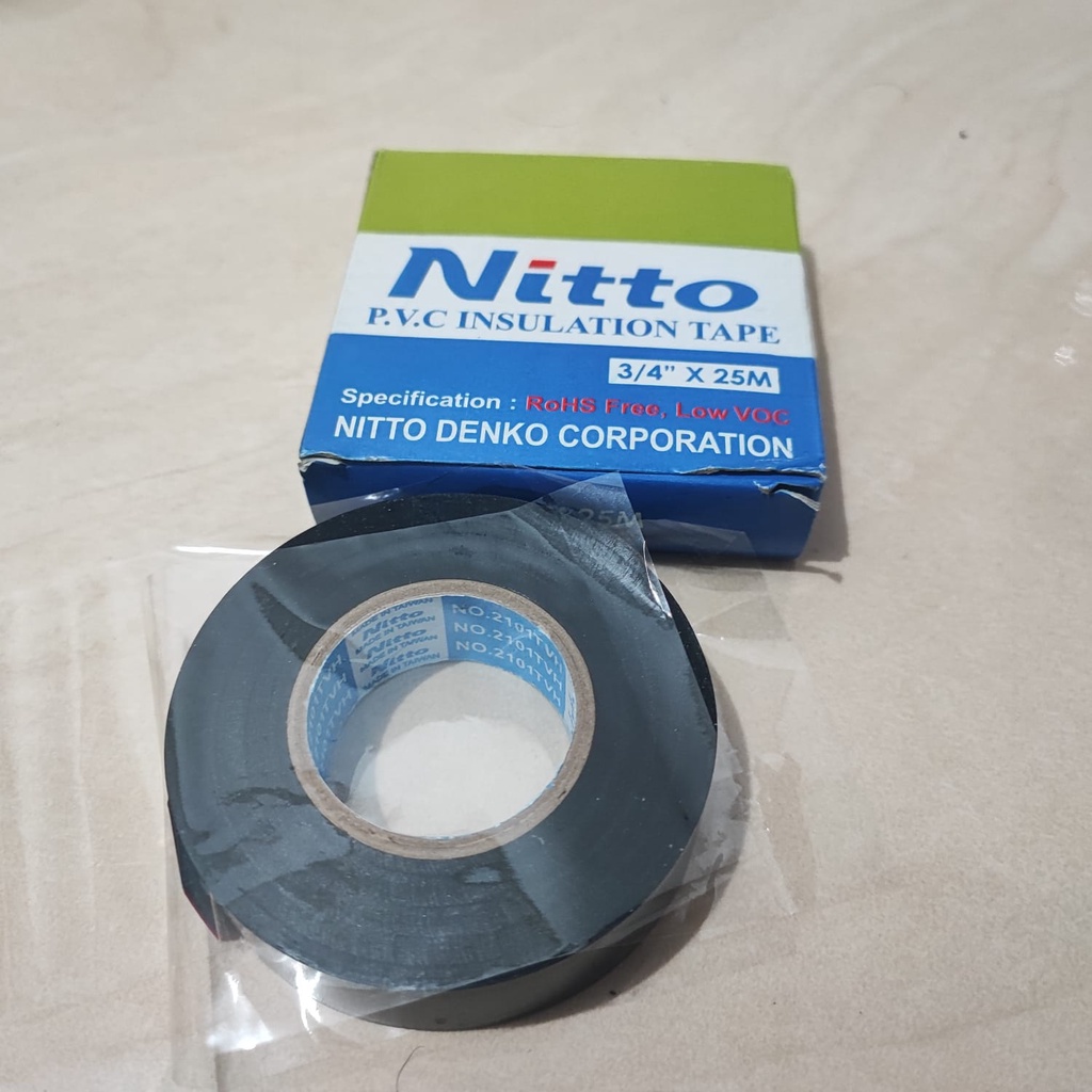 Jual ISOLASI Nitto- Isolasi Listrik -Isolasi PVC Nitto 3/4 INC Lakban ...