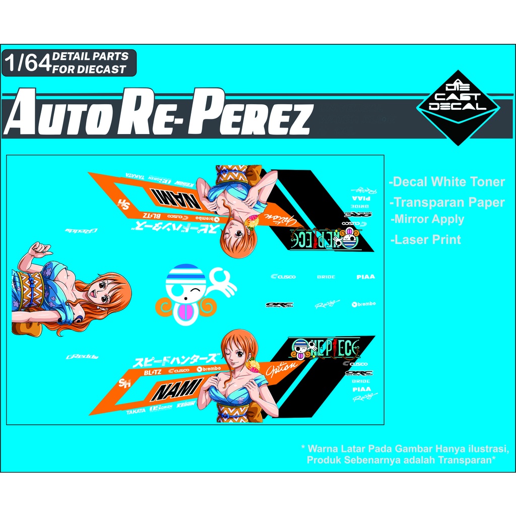 Jual [WHITE TONER] DECAL HOTWHEELS WHITE TONER AUTOREPEREZ - DECAL ...